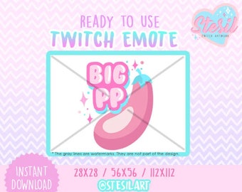 E-2 / Twitch Emote / Yeet / Pastel / Kawaii / Streamer Graphics - Etsy
