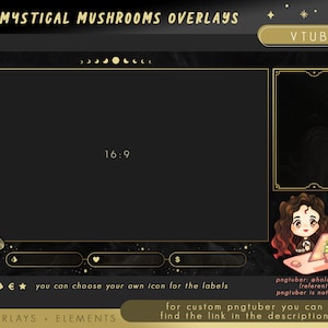 ANIMATED Twitch Stream Package / Mystical Mushrooms Theme / Overlays ...