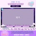 ANIMATED Twitch Stream Package / Purple Galaxy / Sky / Magic / Moon ...