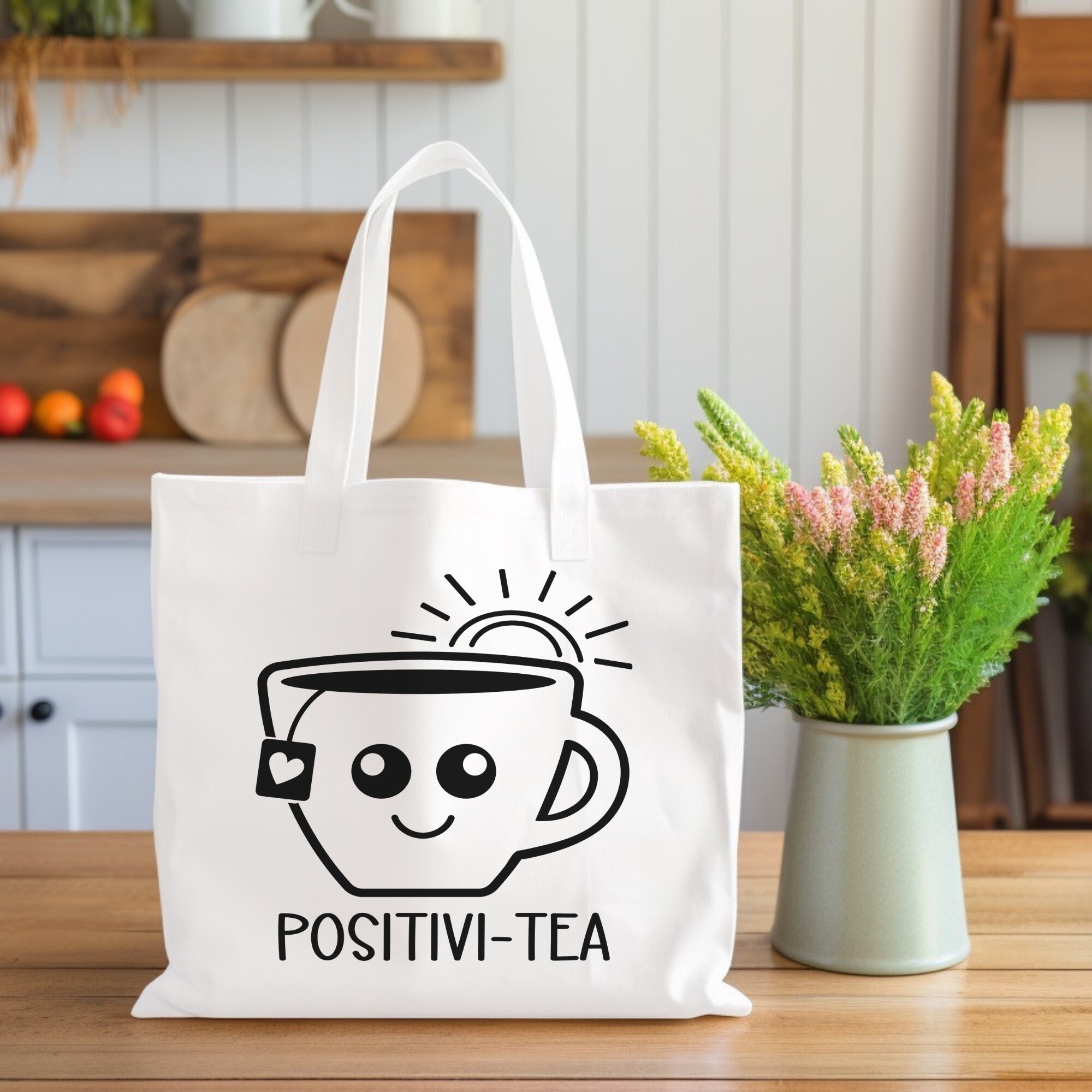 Positivi-tea Svg Png/ Positivity Cut File Cricut Silhouette/ Positivi ...