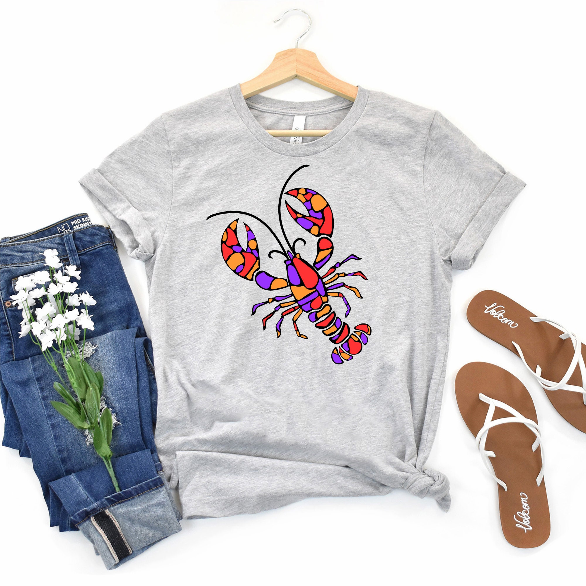 Lobster Mosaic SVG/ Lobster SVG/ Lobster PNG/ Mosaic Lobster Design ...