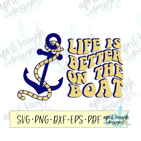 Boat Life Svg - Etsy