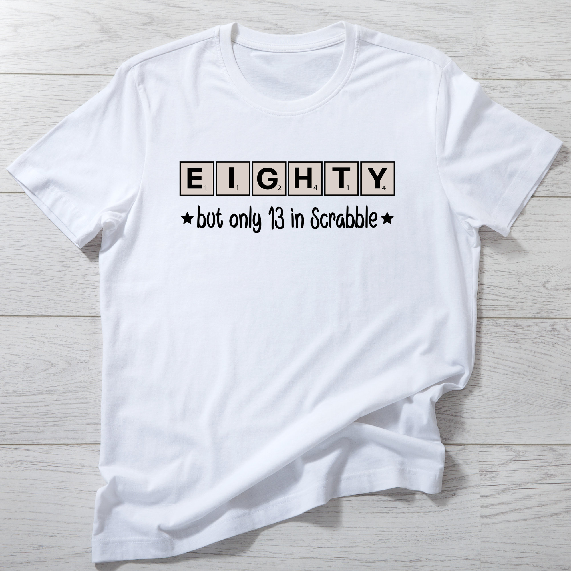 Eighty but 13 Game Letters Svg Png/ Eighty Funny Quote Svg/ 80 - Etsy