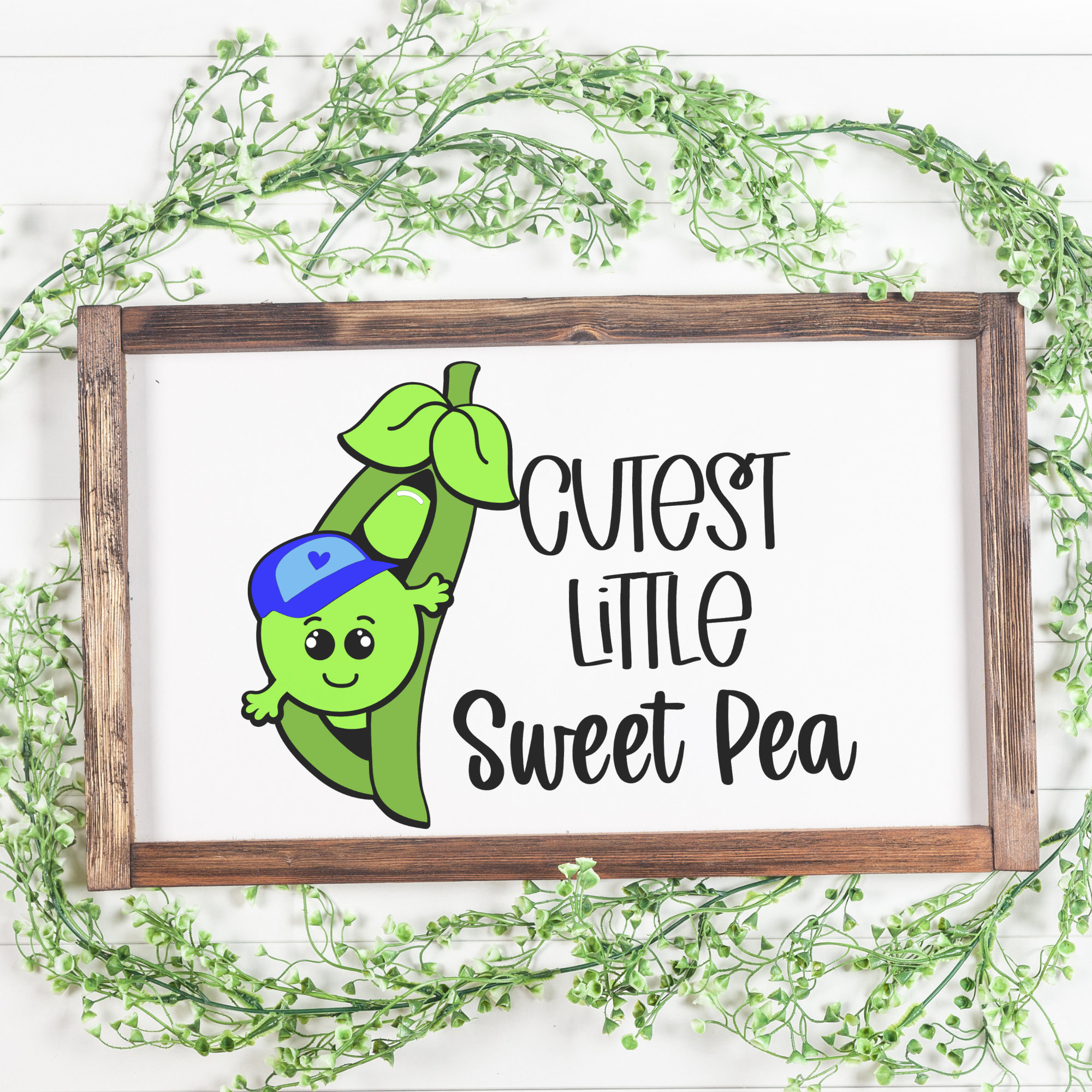 Cutest Little Sweet Pea Svg Png/ Sweet Pea Svg Png/ Baby Sweet Pea Clip ...