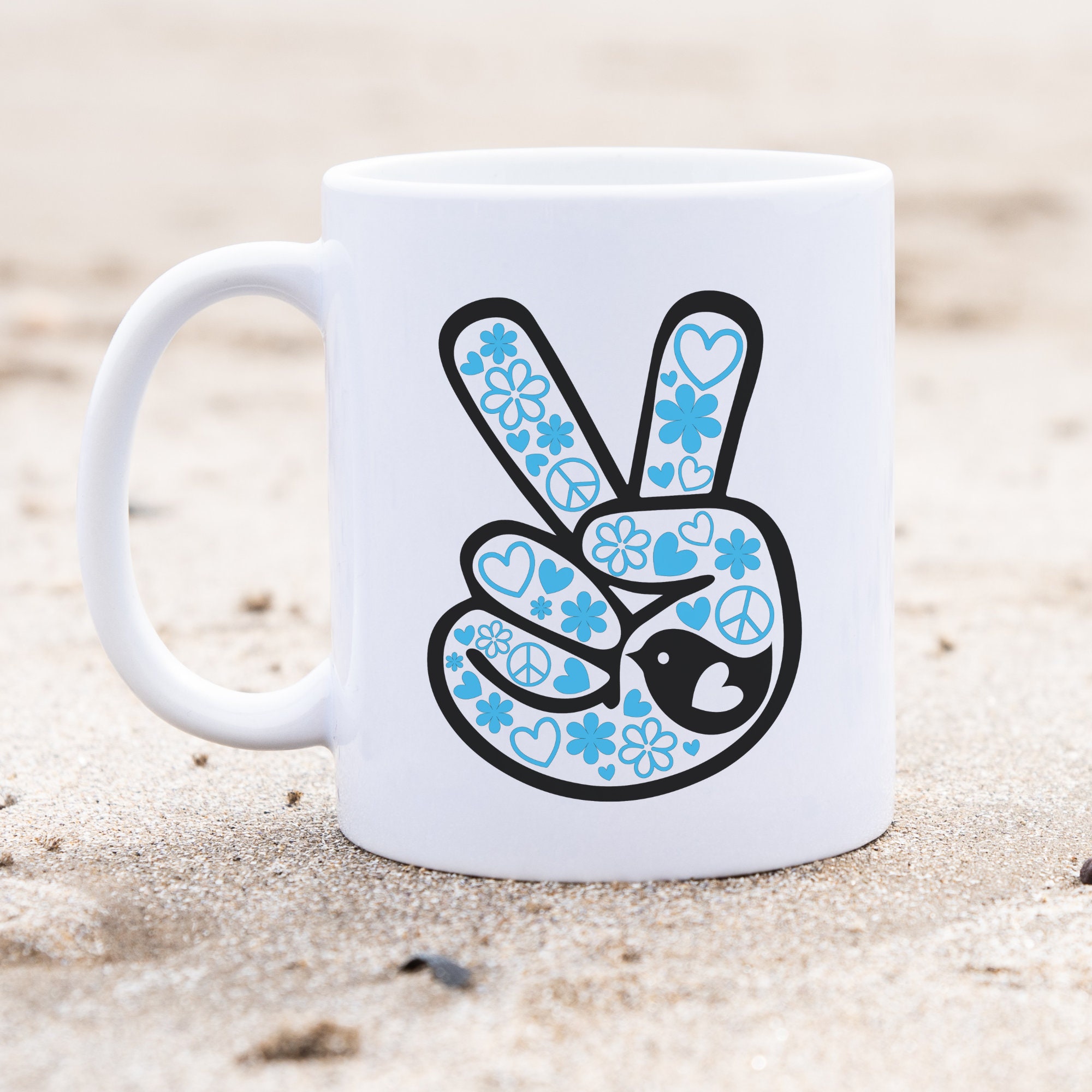 Retro Peace Love and Flowers Svg Png/ Peace Sign Svg/ Peace - Etsy