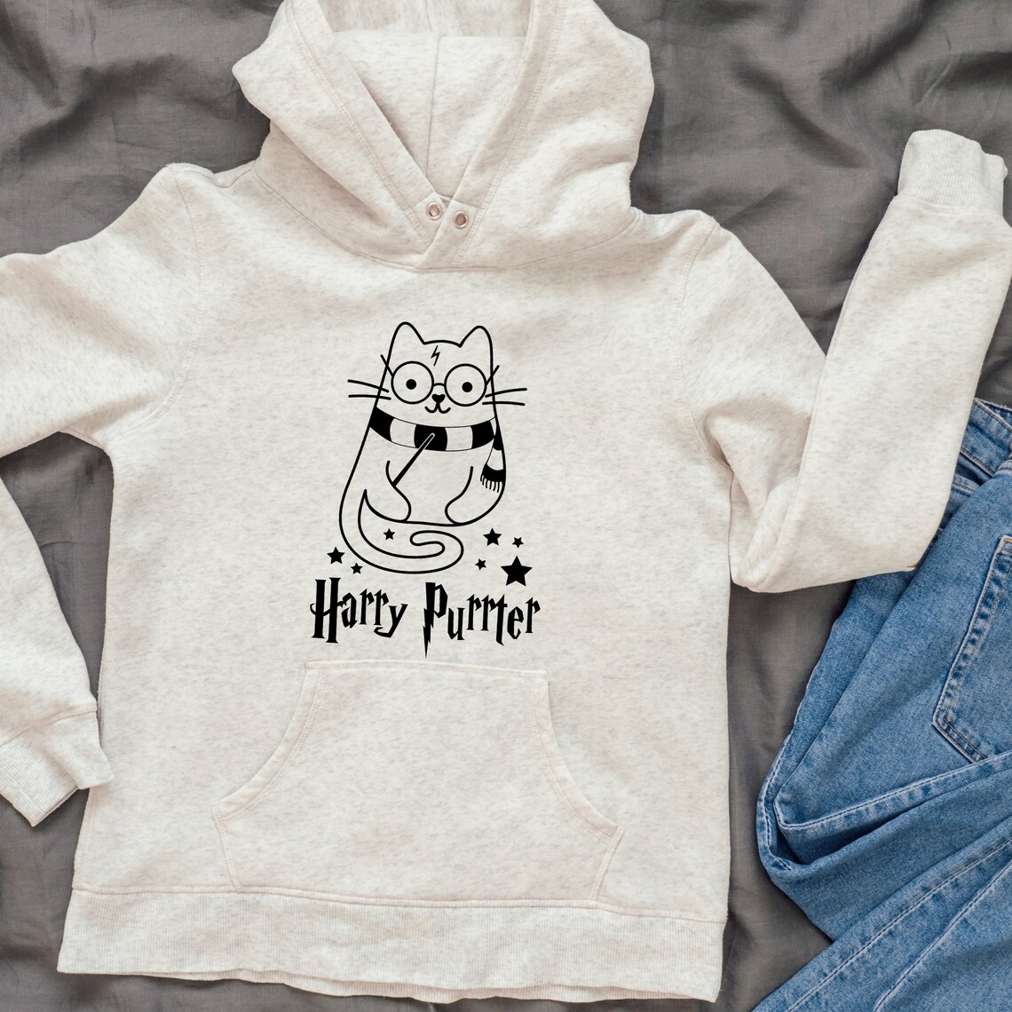 Harry Purrter Svg Png/ Potter Cat Svg Png/ Wizard Cat Cut File/ Wizard ...
