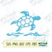 Swimming Sea Turtle Svg Png/ Sea Turtle Clip Art/ Sea Turtle Svg Png ...