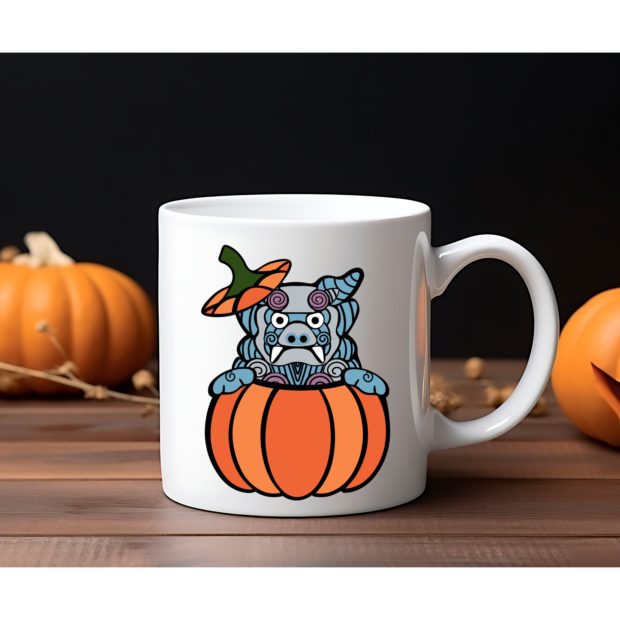Shisa Pumpkins Svg Png/ Male Female Shisa Clip Art/ Guardian - Etsy