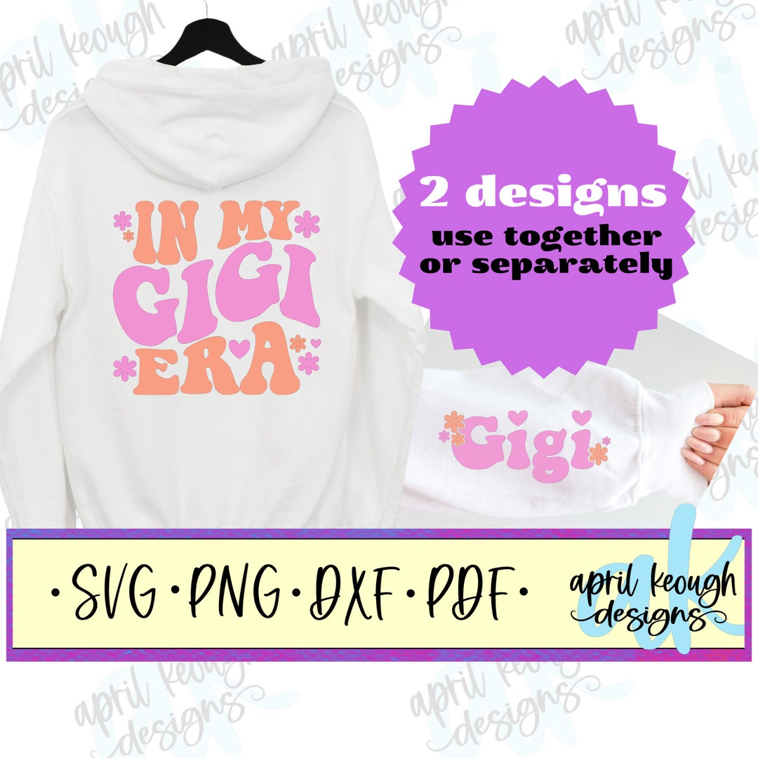 In My Gigi Era Retro Svg Png/ Retro Gigi Svg Png/ Gigi Era Cut File ...