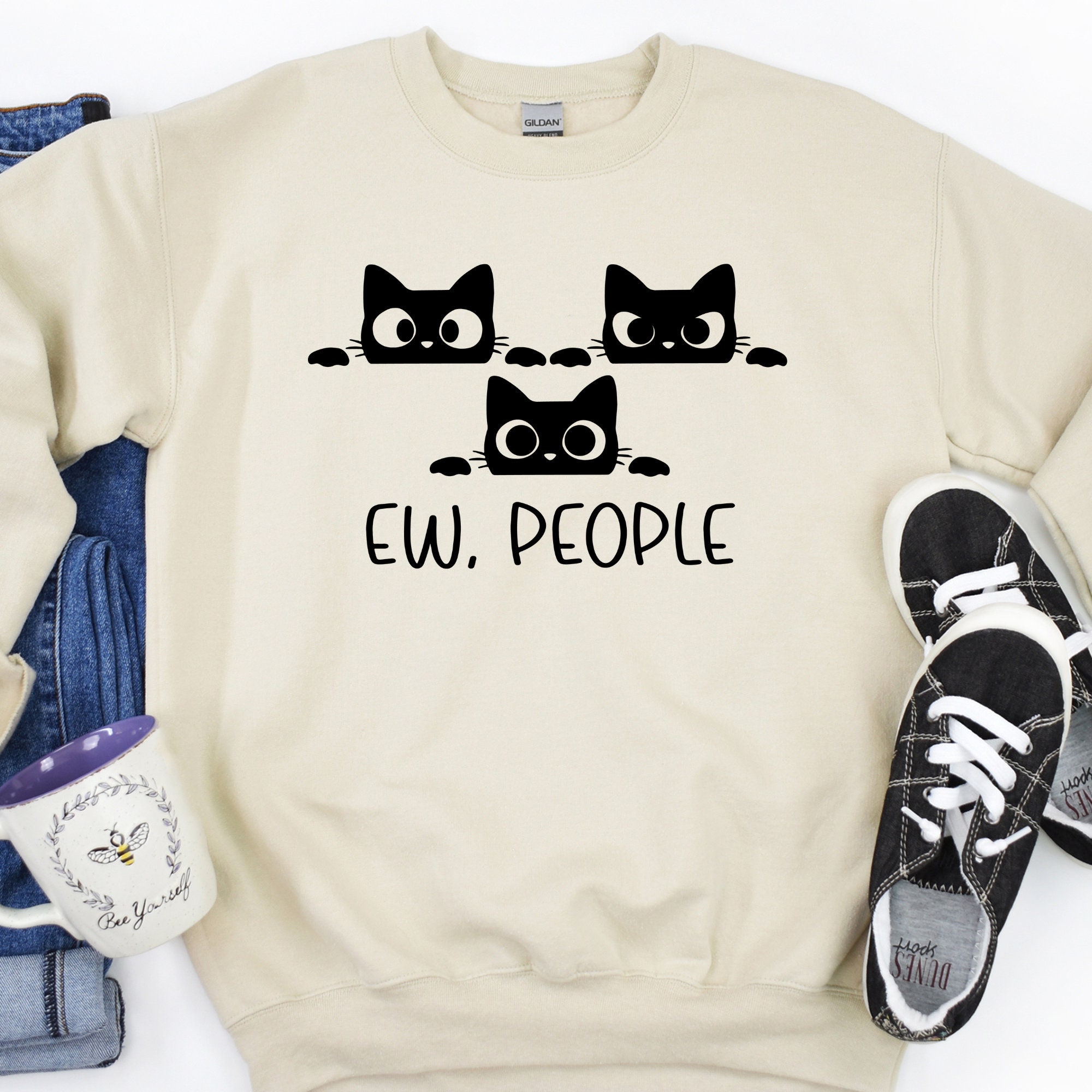 Cats Ew People Svg Png/ Ew People Svg Png/ Cat Person Cut File/ Funny ...
