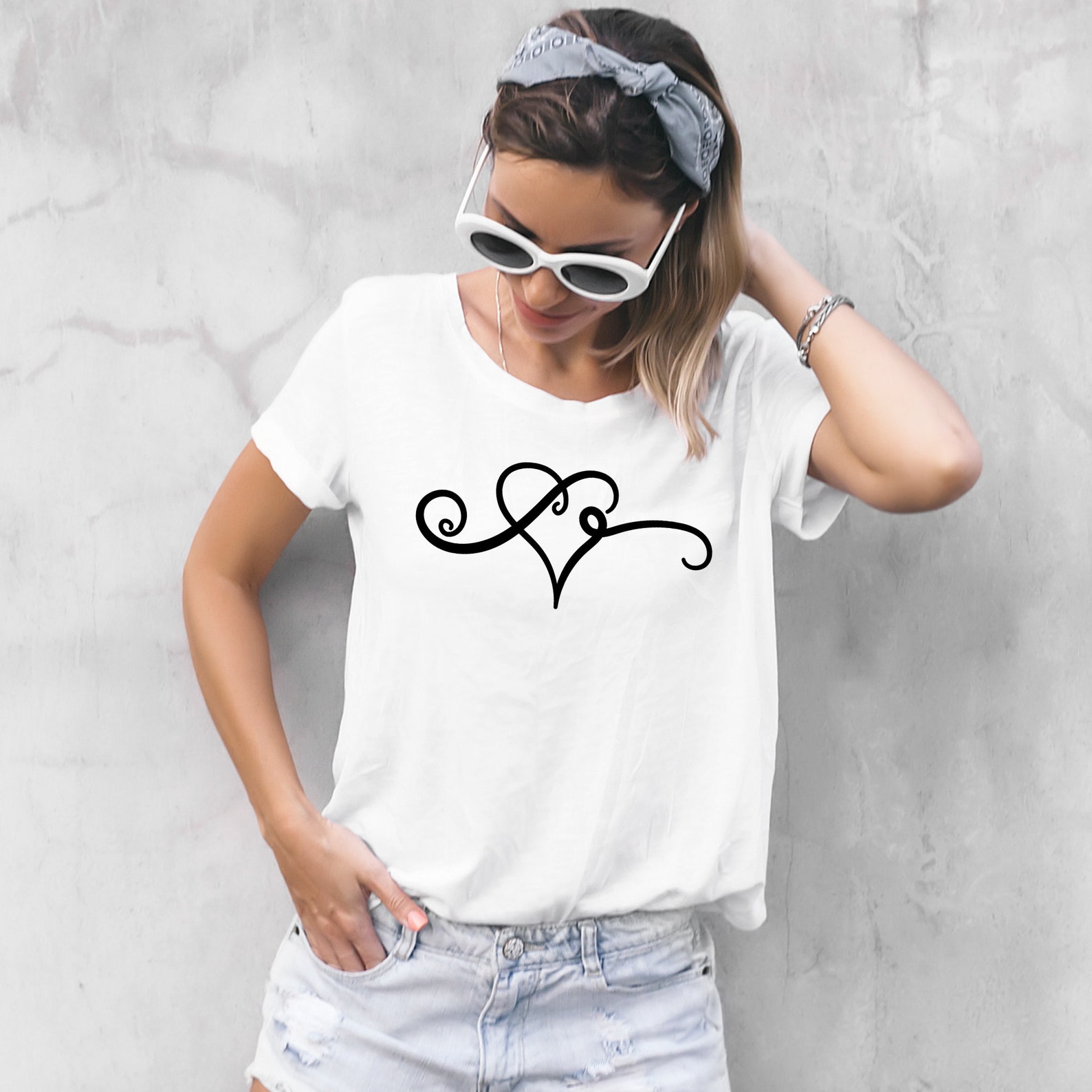 Swirl Heart Svg Png/ Heart With Swirls Svg Png/ Heart With Swirls Cut ...