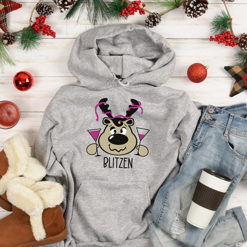 Blitzen Reindeer Svg Png/ Drinking Reindeer Svg Png/ Funny Reindeer Cut ...