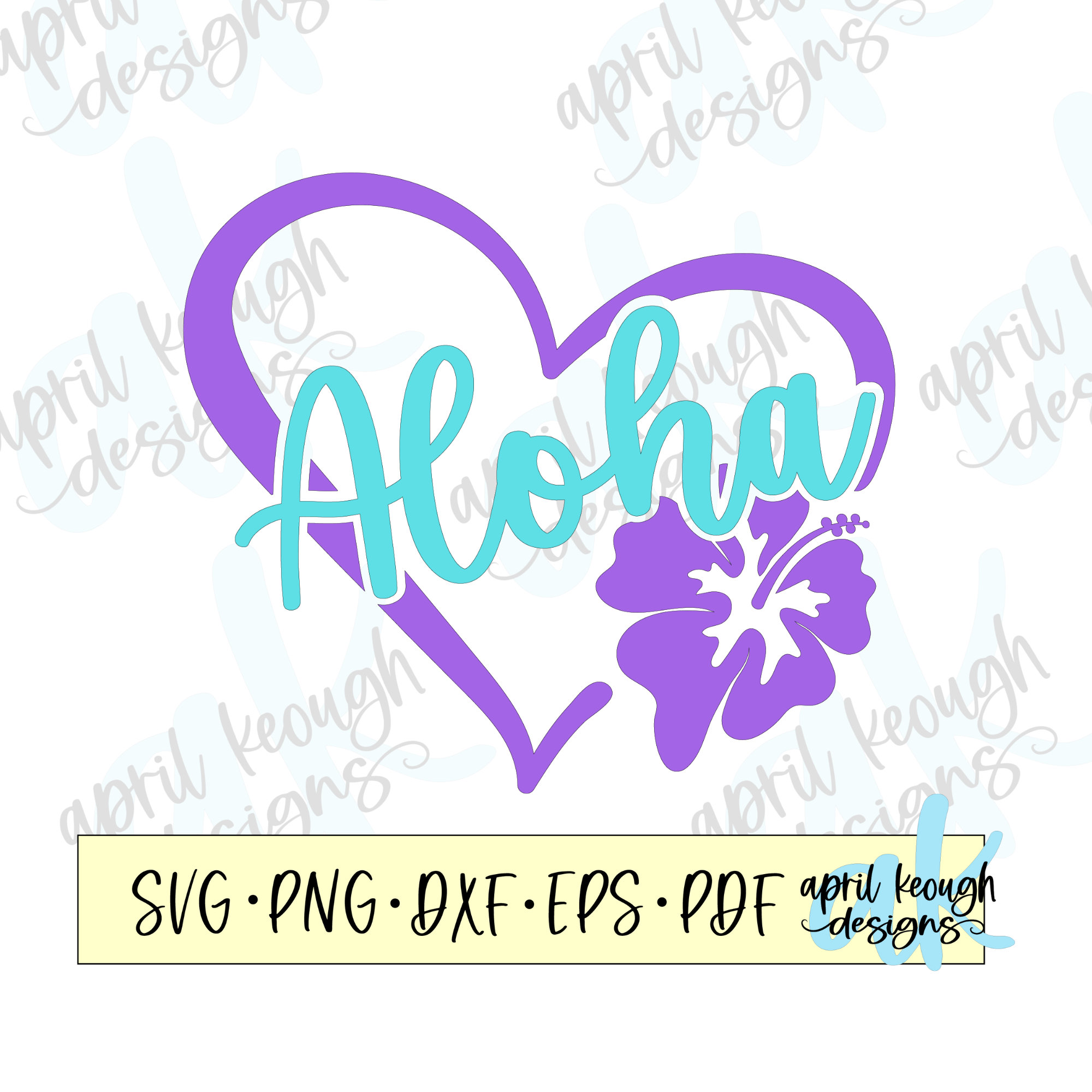 Aloha Hibiscus Heart Svg Png/ Aloha Heart Clip Art/ Hibiscus Flower Svg ...