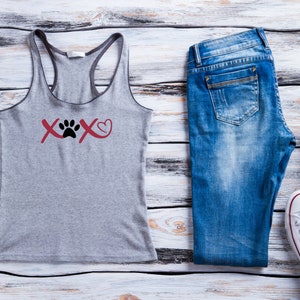 XOXO Paw Print Svg Png/ Paw Print Svg Png/ Love My Dog, Love My Cat Svg ...