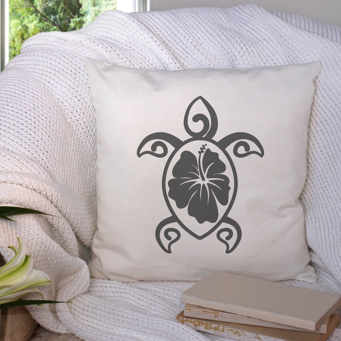 Hibiscus Sea Turtle Svg/ Flower Sea Turtle Svg/ Sea Turtle - Etsy