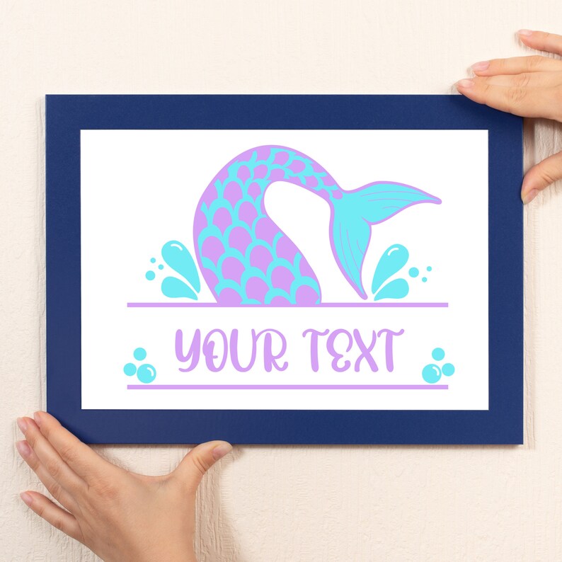 Mermaid Split Tail Svg/ Mermaid Tail Svg/ Mermaid Tail Cut File ...