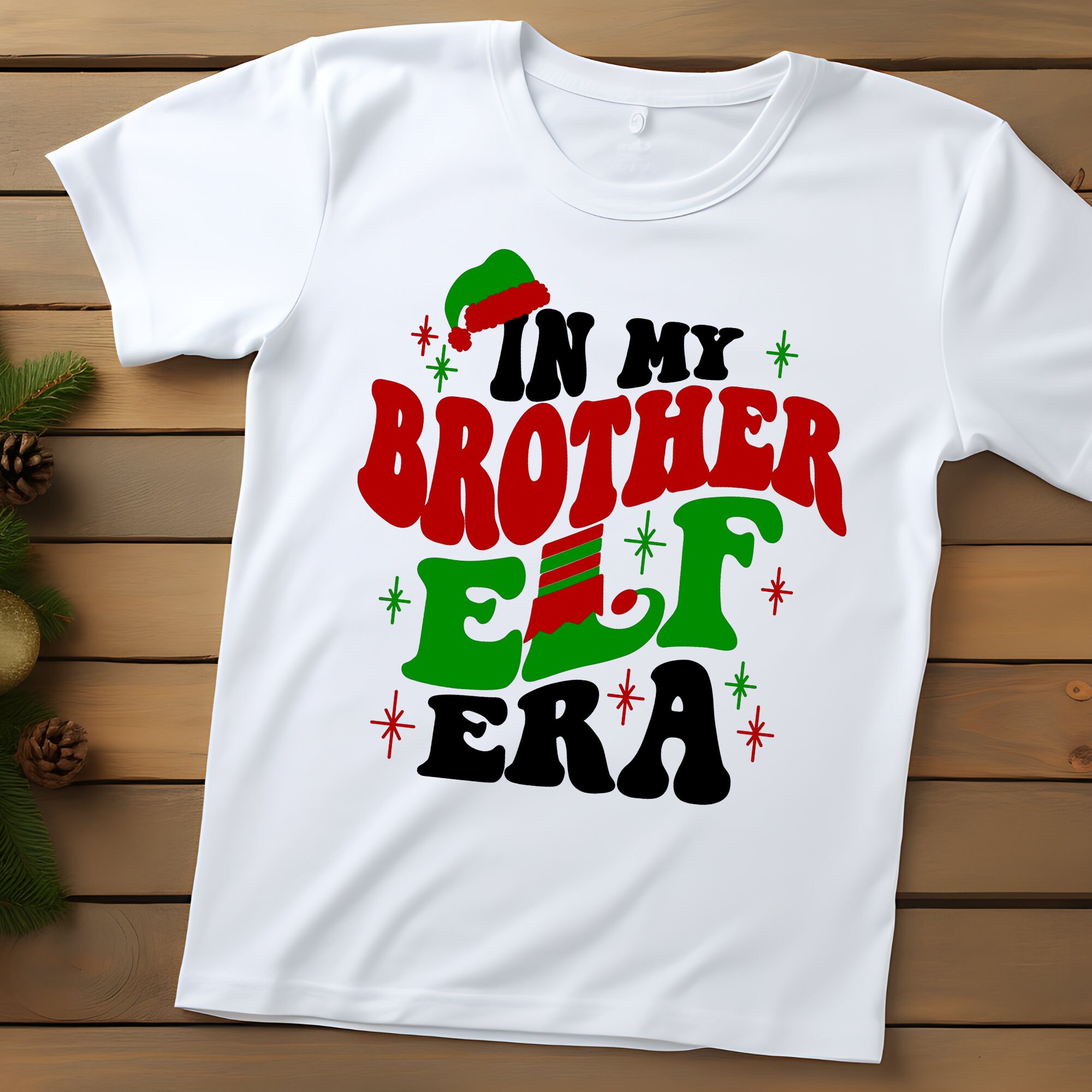 In My Brother Elf Era Retro Svg Png/ Christmas Elf Svg Png/ Retro ...