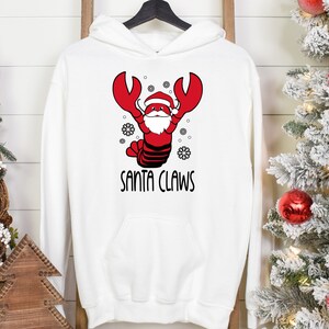 Santa Claws Svg Png/ Lobster Santa Clip Art/ Christmas Lobster Cricut ...