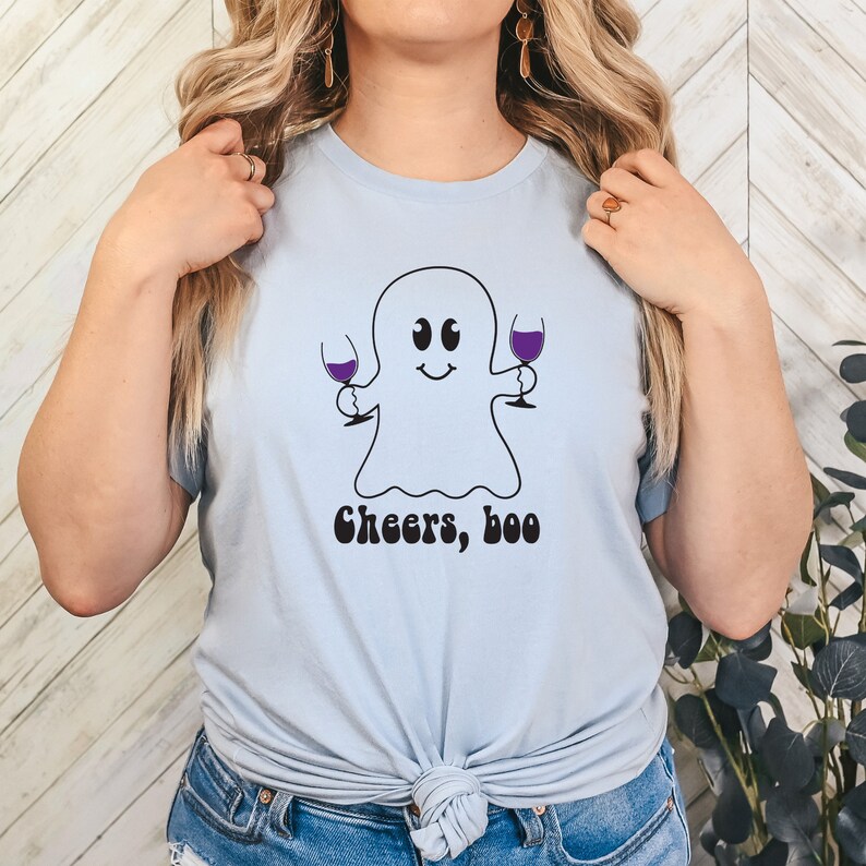 Cheers Boo Svg Png/ Drinking Ghost Svg Png/ Whimsical Ghost Clip Art ...