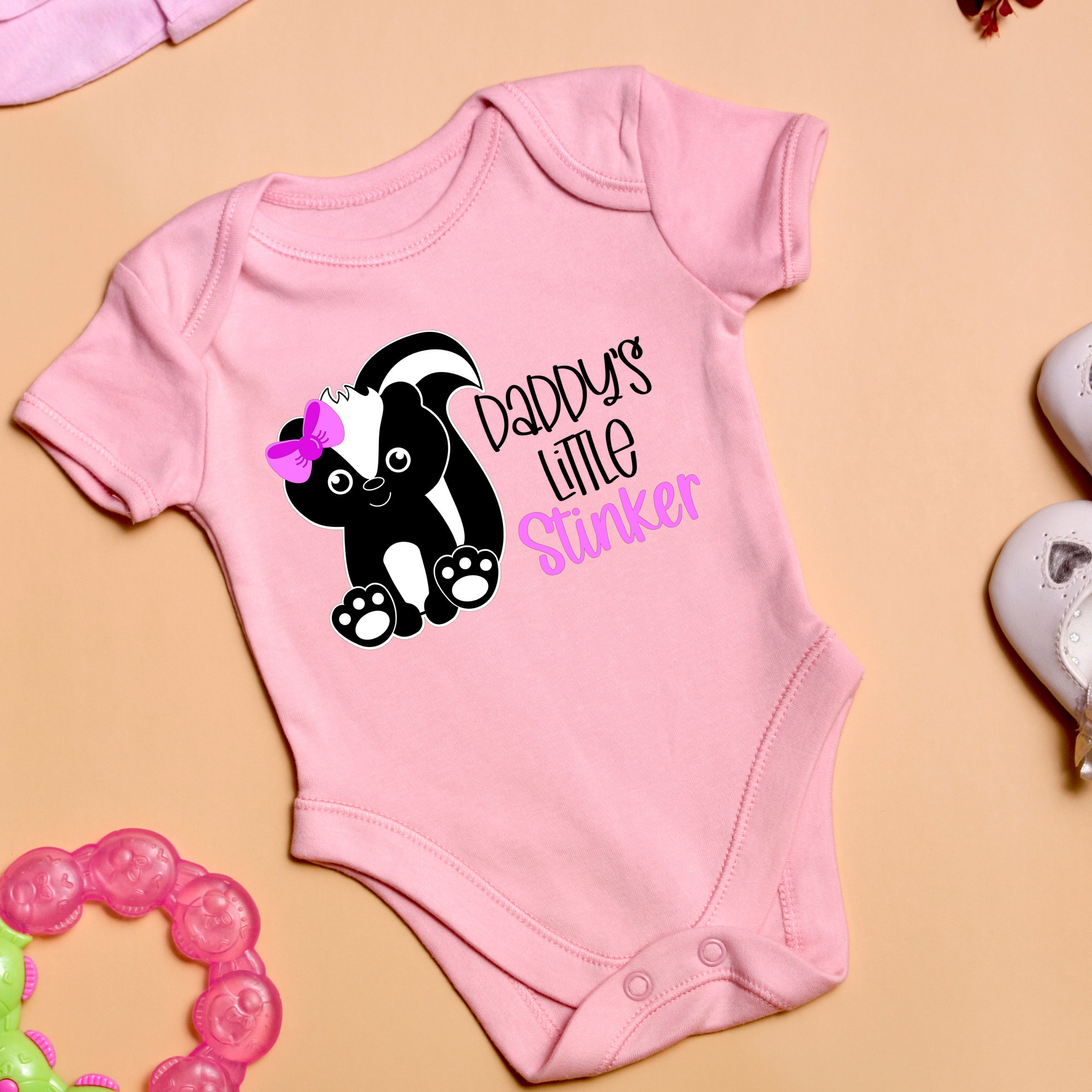 Daddy's Little Stinker Svg Png/ Baby Skunk Svg/ Cute Skunk Svg/ Baby ...