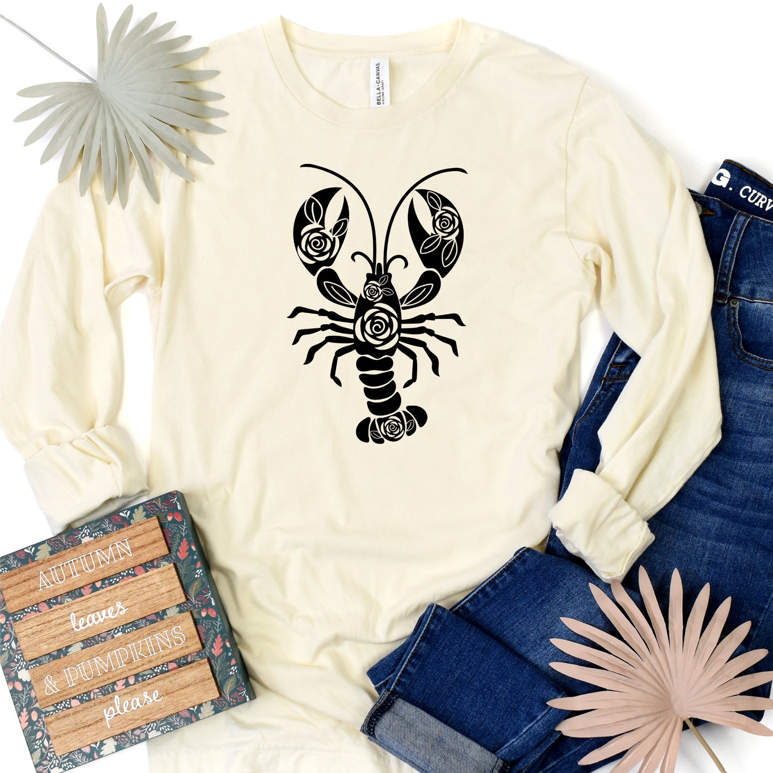 Lobster With Roses SVG Png/ Lobster SVG/ Mandala Lobster - Etsy