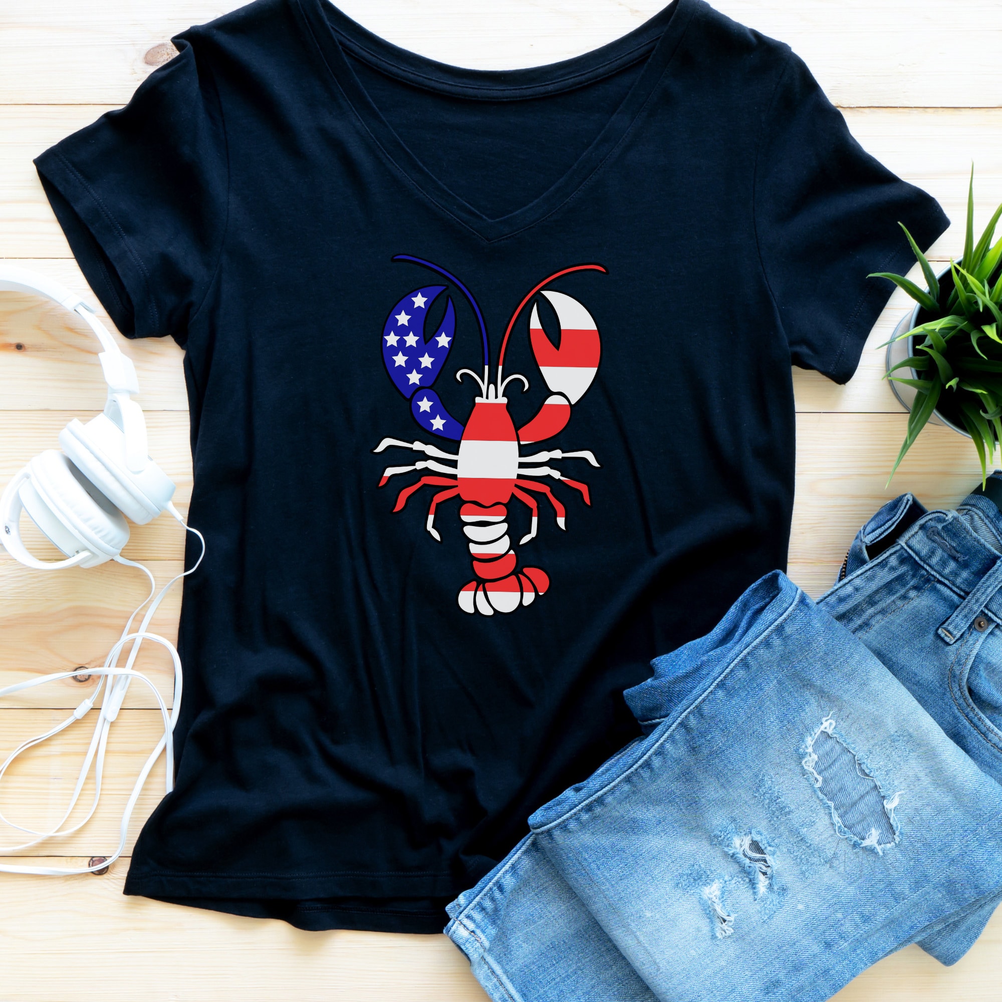 American Flag Lobster Svg Png/ American Flag Lobster/ Lobster Svg ...