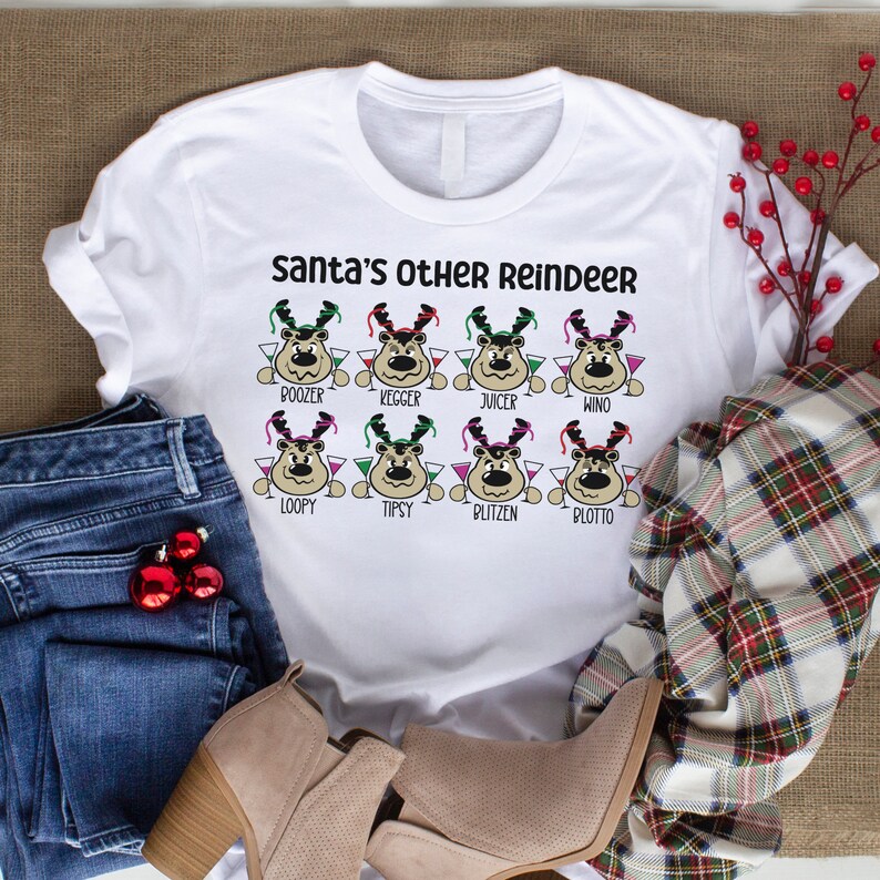 Santa's Other Reindeer Svg Png/ Santa's Reindeer Svg Png/ Funny ...