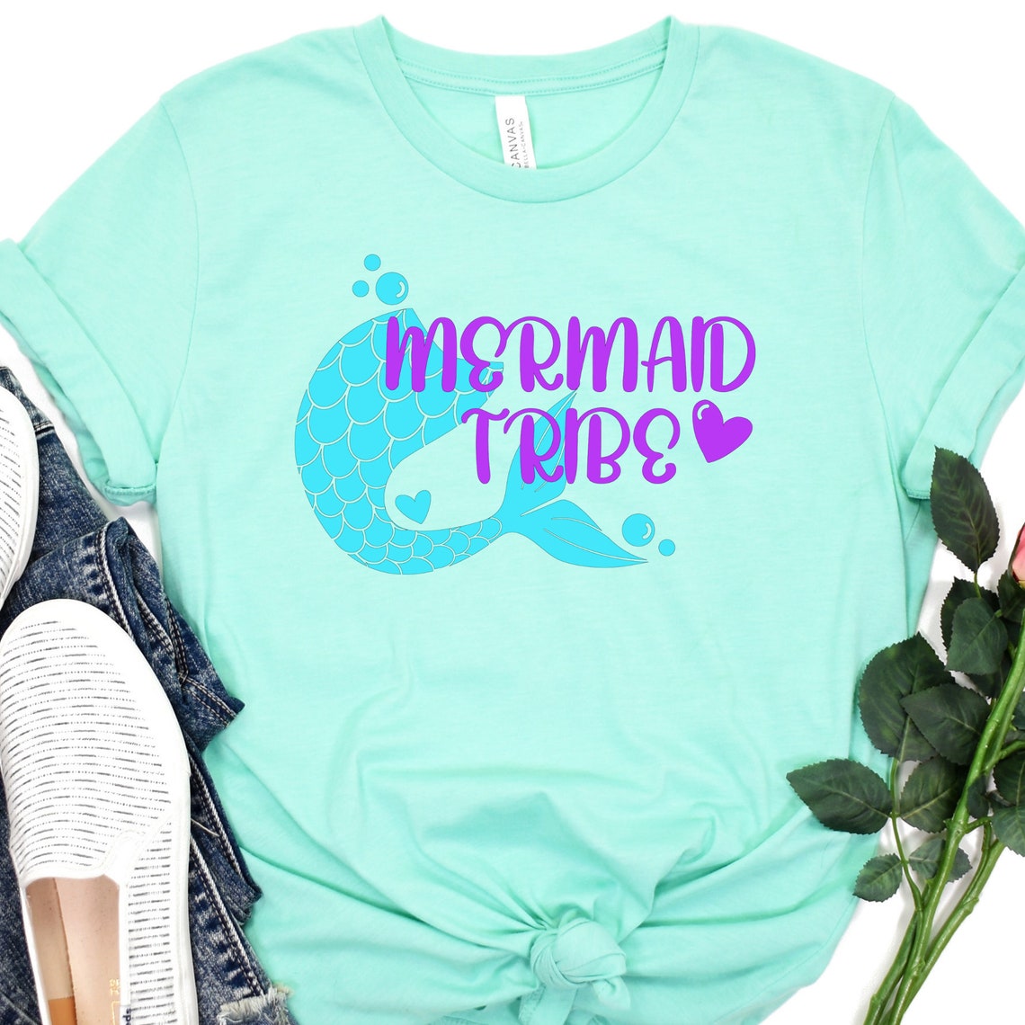 Mermaid Tribe Svg/ Mermaid Svg/ Mermaid Bridal Design/ Mermaid Tail Svg/ Mermaid Tail Cut File ...