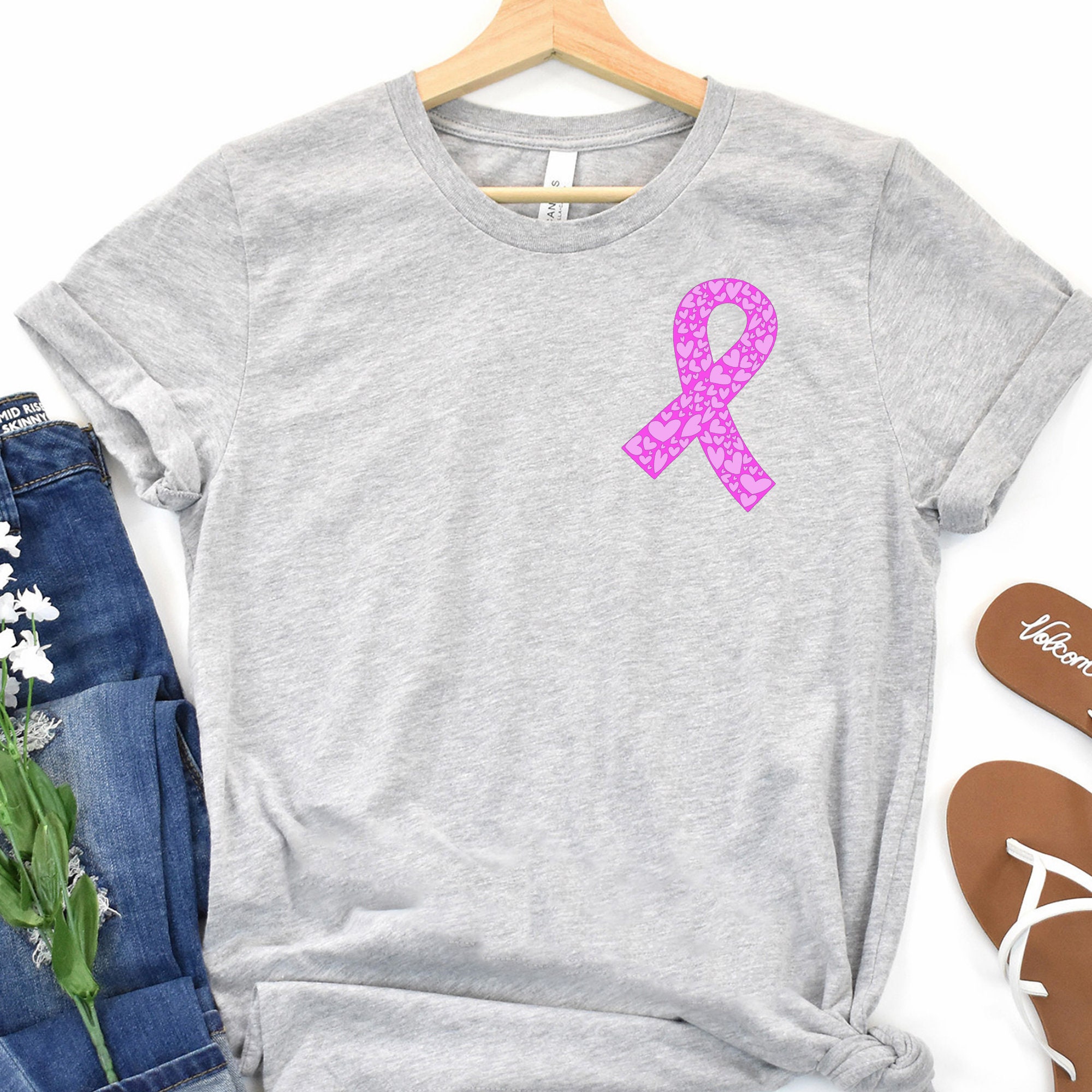 Pink Heart Cancer Ribbon Svg Png/ Breast Cancer Ribbon Svg/ - Etsy