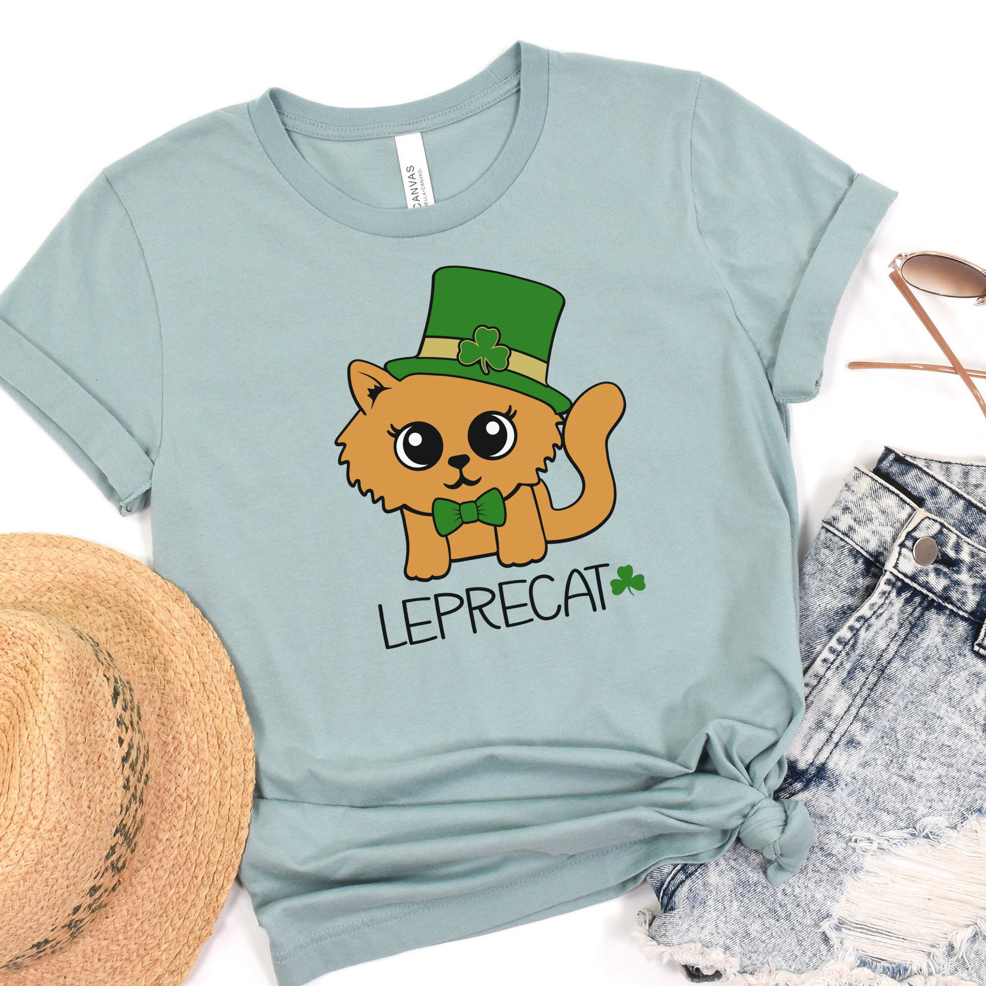 Leprecat Svg Png/ Leprechaun Kitty Svg/ St Patricks Day Cat Cut File ...