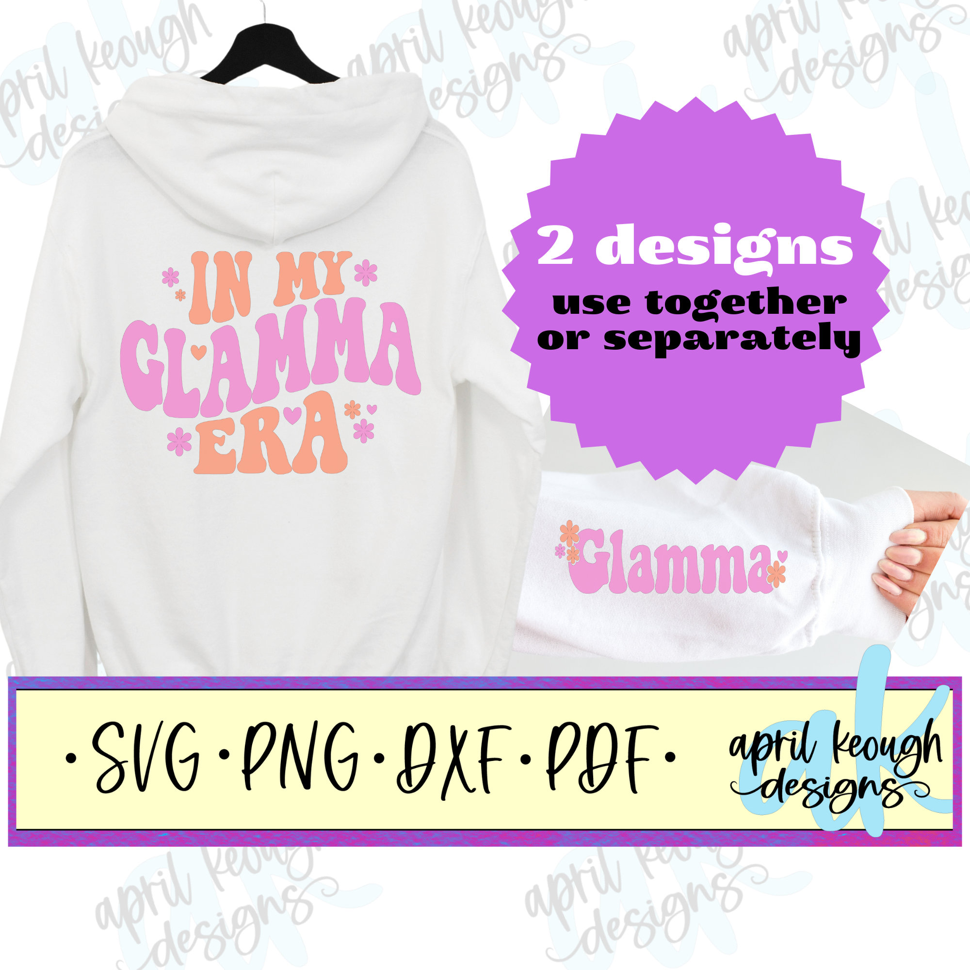In My Glamma Era Retro Svg Png/ Retro Glamma Bundle Svg Png/ Glamma Era ...