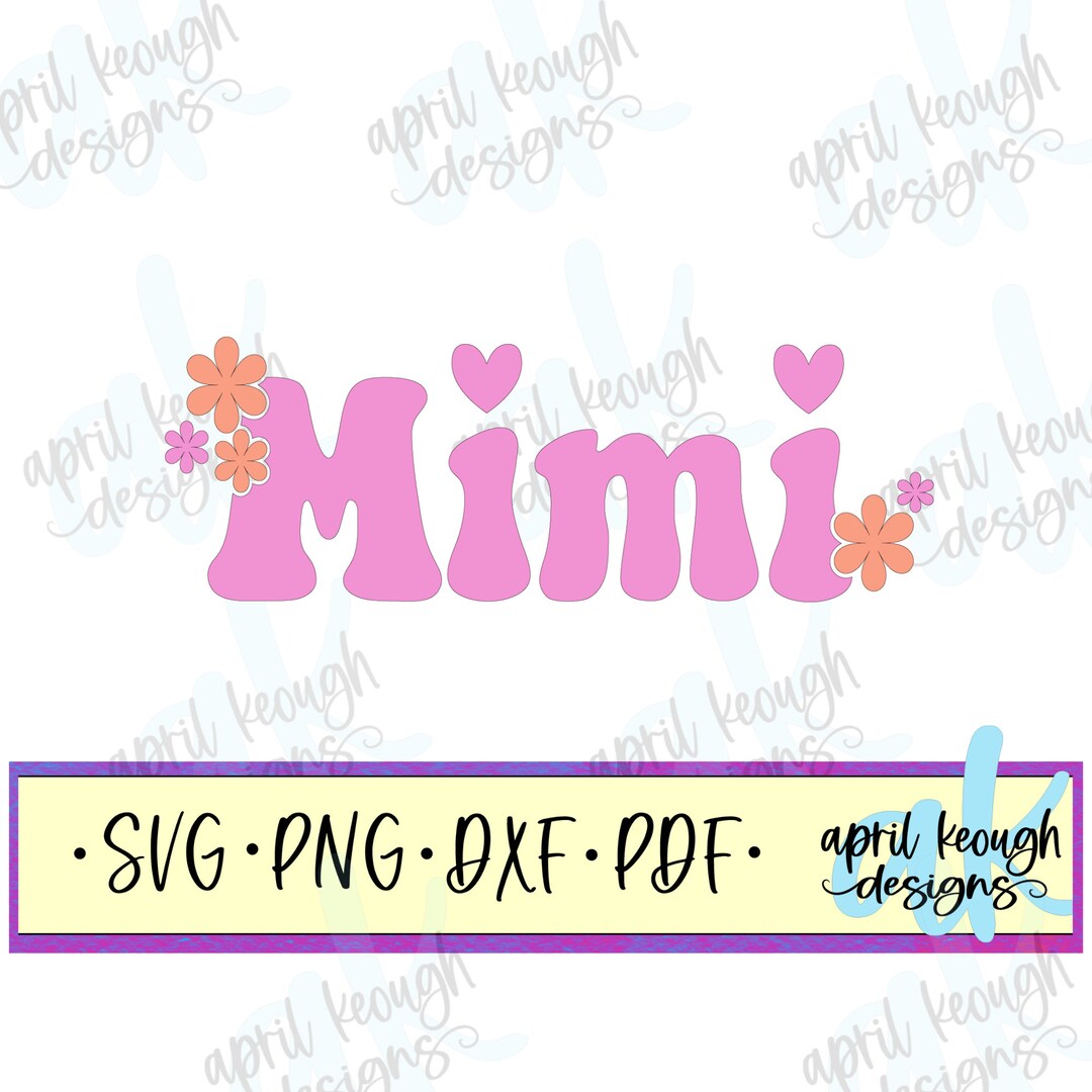 Retro Mimi Svg Png/ Mimi Cut File for Cricut Silhouette/ Mimi ...