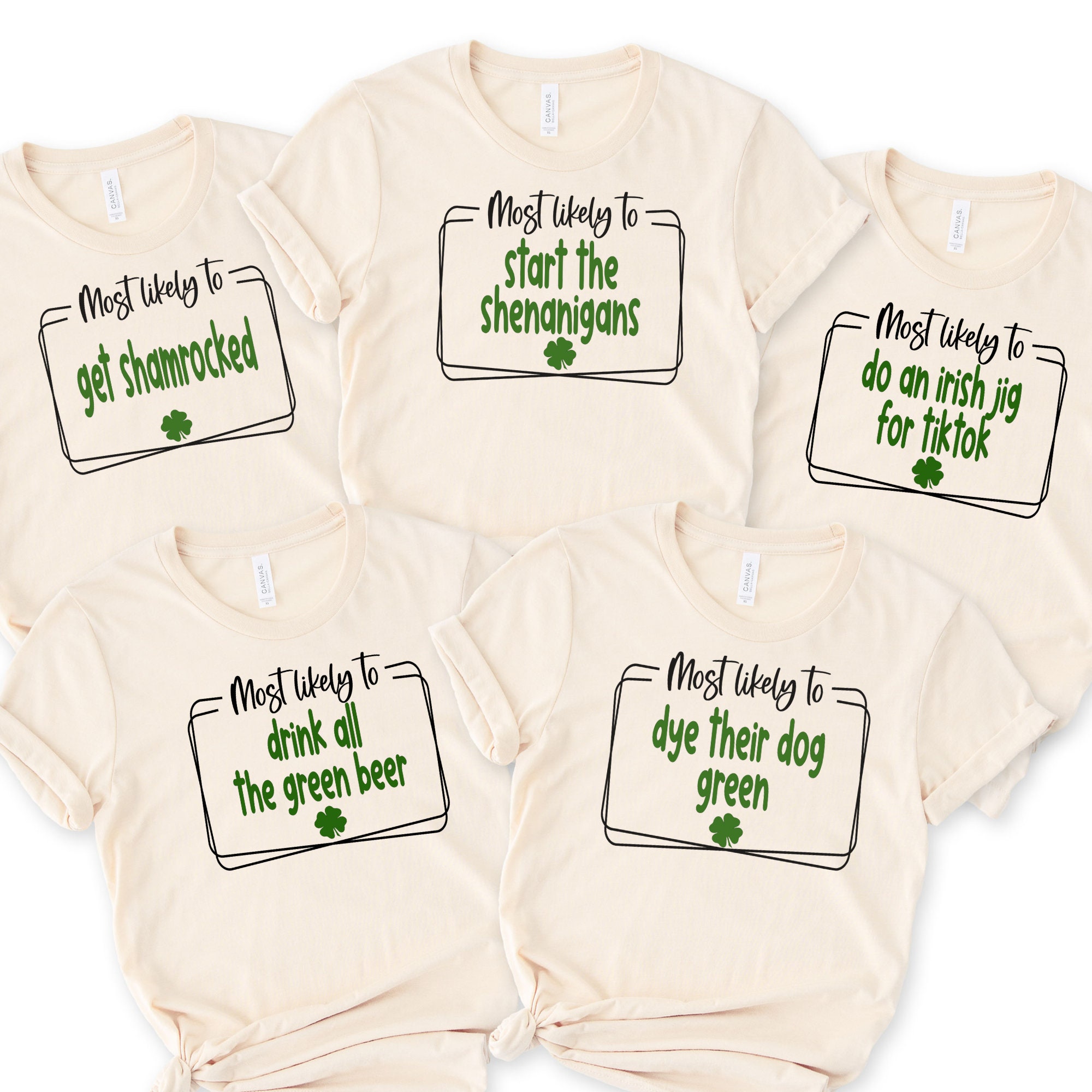 Funny Most Likely to St Patricks Day Svg Png/ Bundle St Patricks Day ...