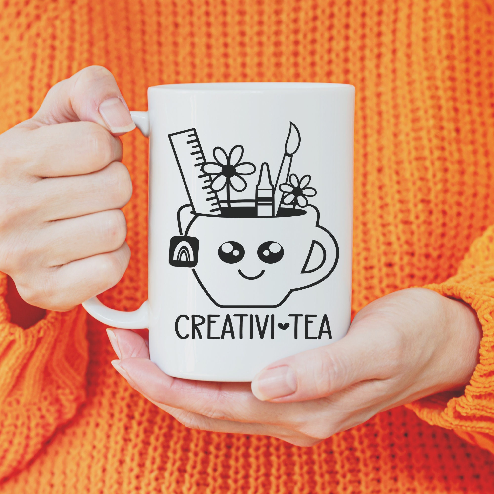 Creativi-tea Svg Png/ Creativity Cut File Cricut Silhouette/ Creativi ...