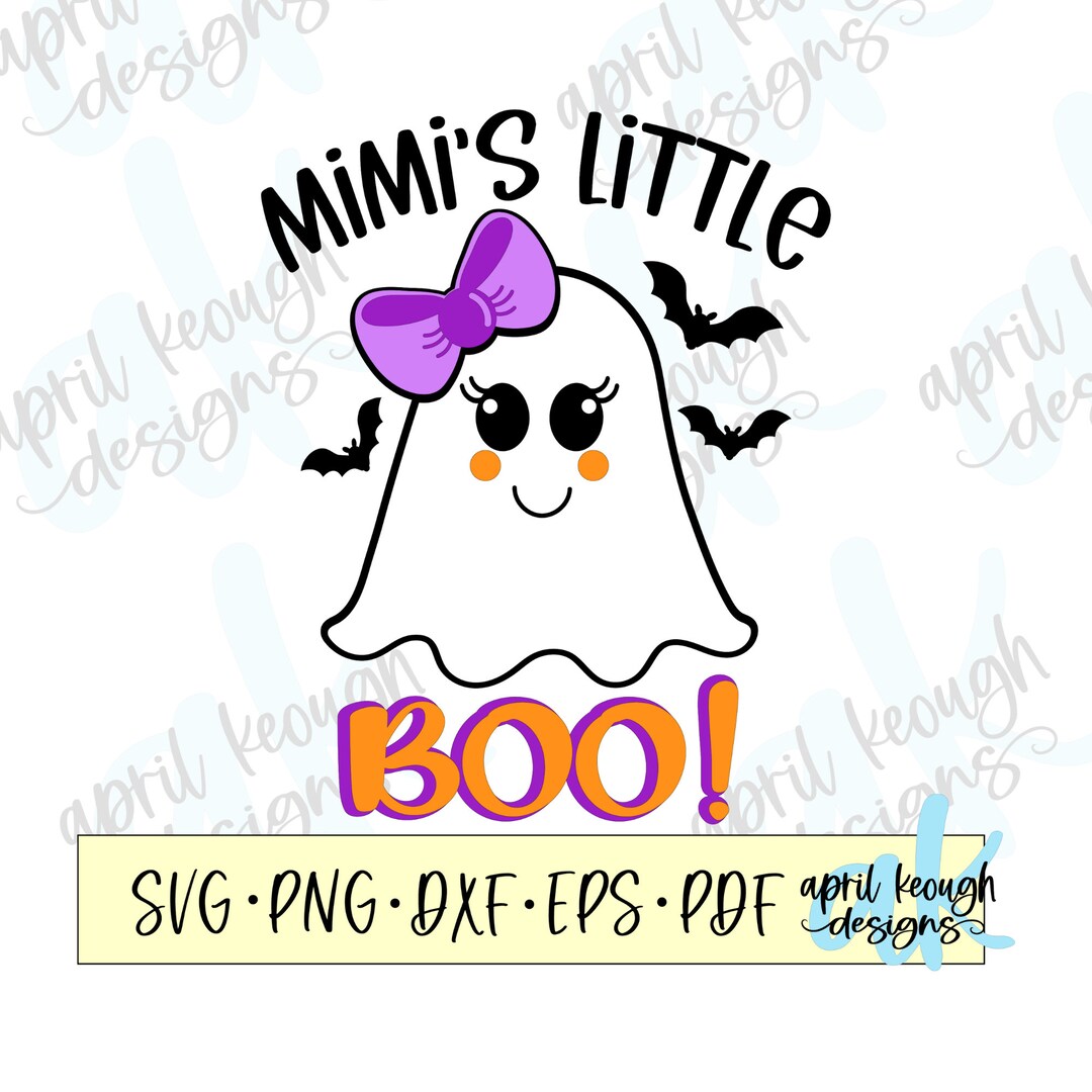 Mimi's Little Boo Svg Png/ Little Boo Ghost Clip Art/ Halloween Baby ...