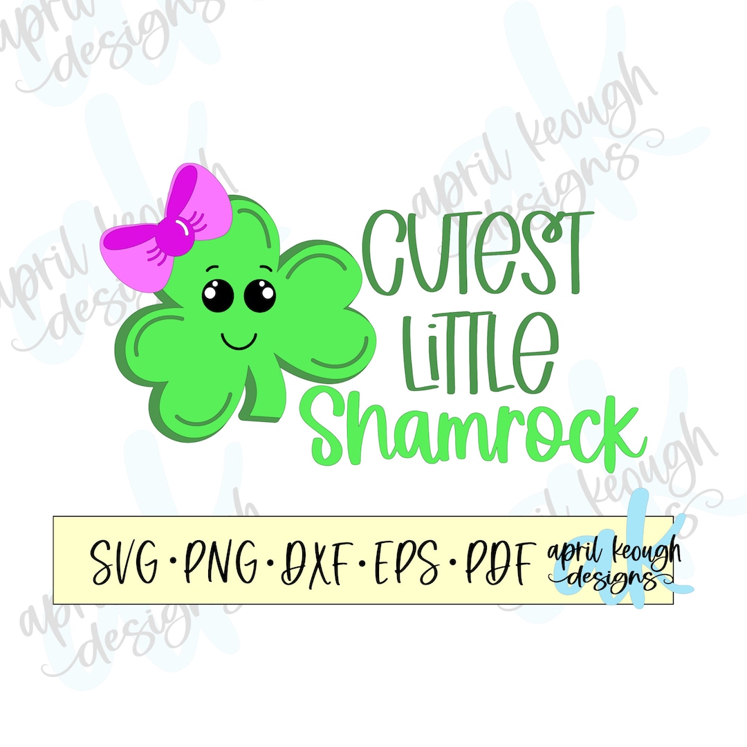 Cutest Little Shamrock Svg Png/ Shamrock Svg/ St Patrick's Day Baby ...