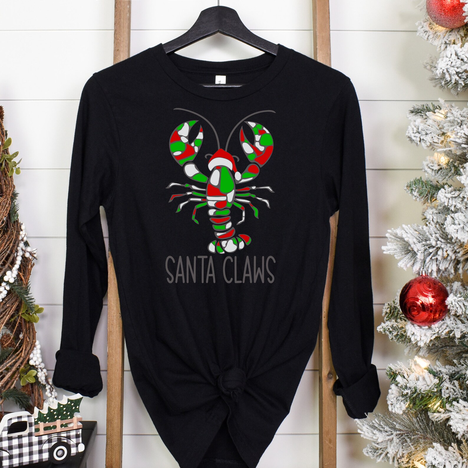 Santa Claws Svg Png/ Lobster Santa Clip Art/ Christmas Lobster Cricut ...