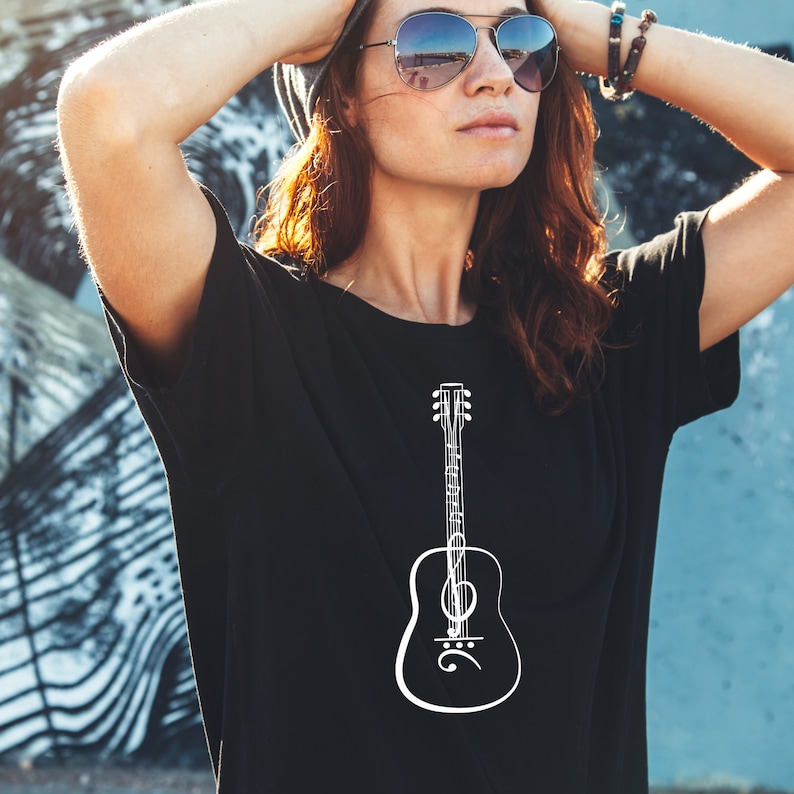 Music Notes Guitar Svg Png/ Music Symbols Guitar/ Guitar Clip - Etsy
