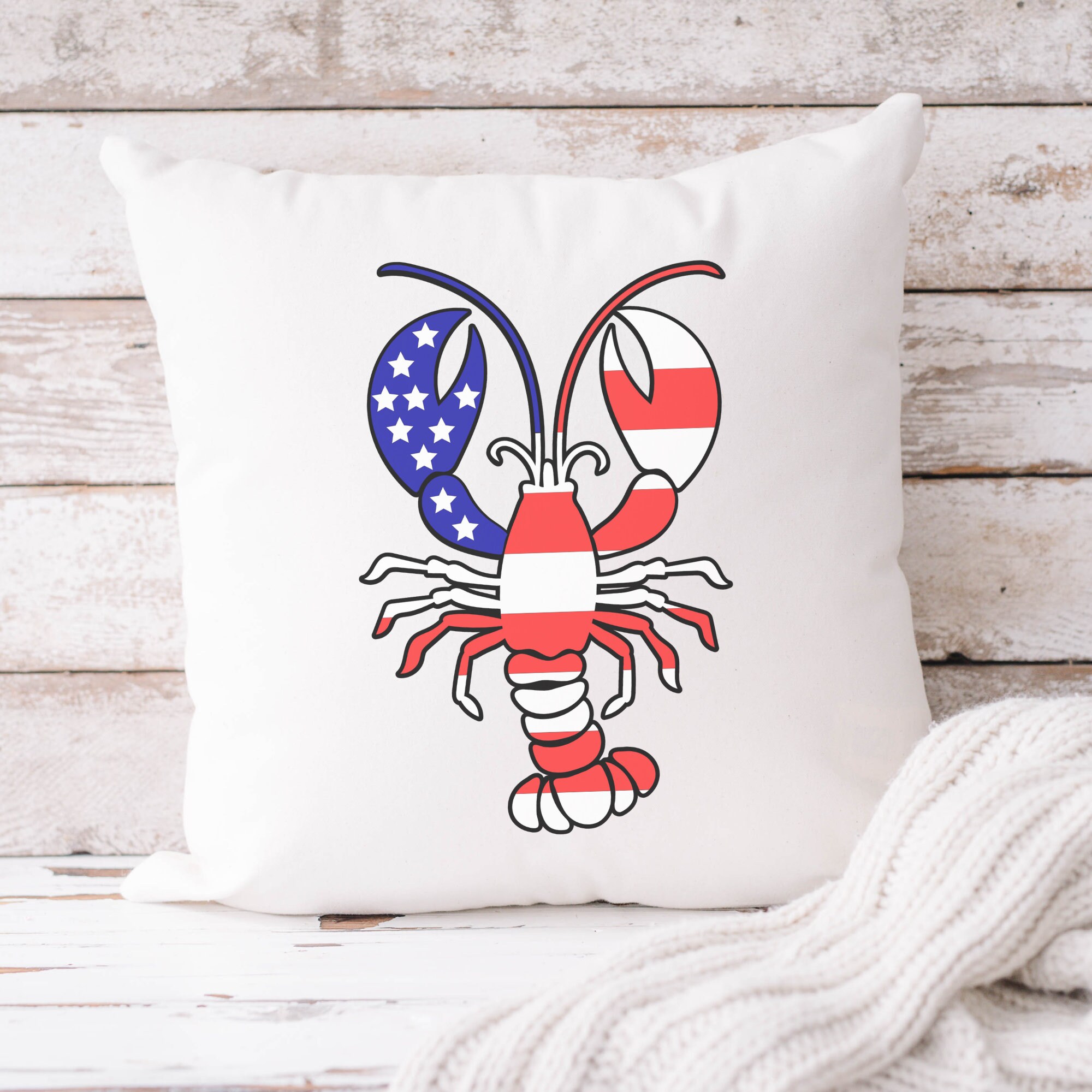 American Flag Lobster Svg Png/ American Flag Lobster/ Lobster Svg ...