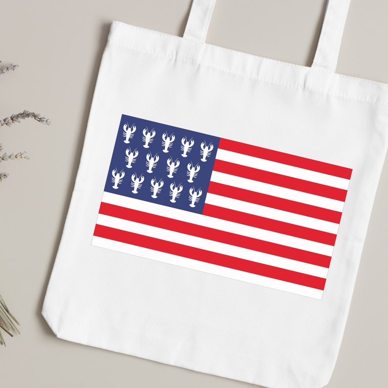 Lobster American Flag Bundle Svg Png/ Lobster Flag Svg/ Nautical Flag ...