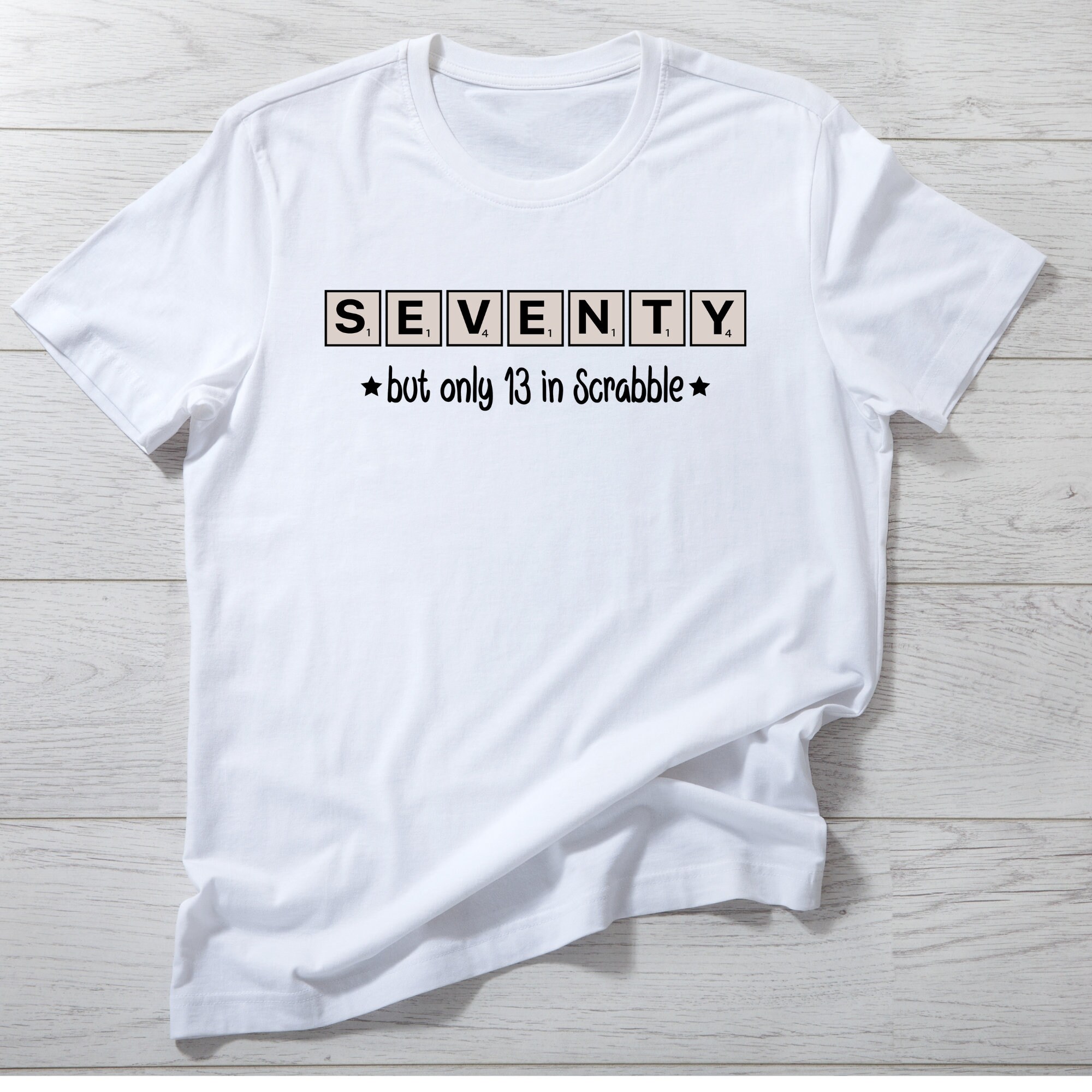 Seventy but 13 Game Letters Svg Png/ Seventy Quote Svg/ 70 Birthday ...