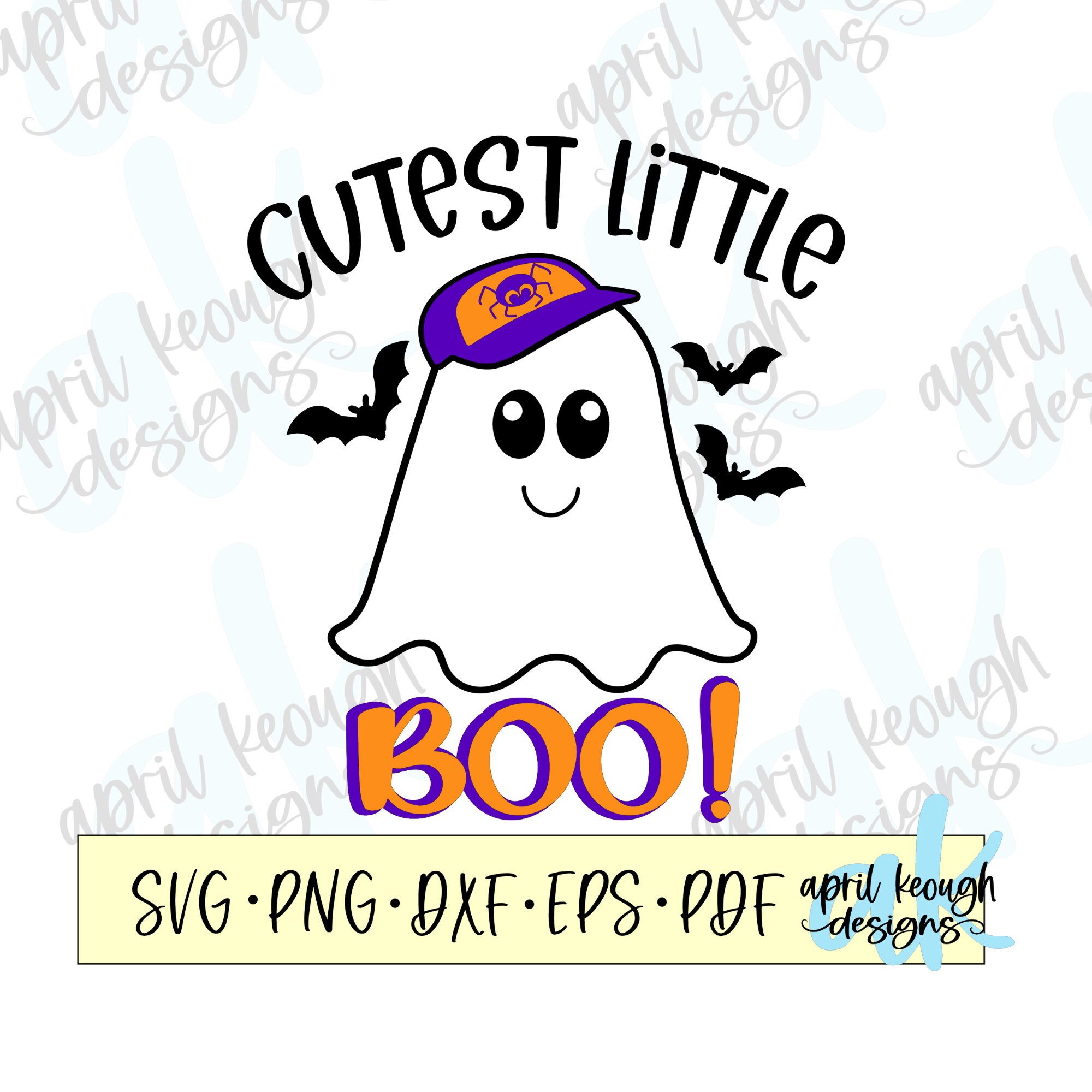 Cutest Little Boo Svg Png/ Little Boo Ghost Clip Art/ Cute Ghost Baby ...