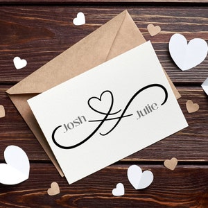 Infinity Heart Swirl With Cut Out Svg Png/ Add Your Own Text Infinity ...