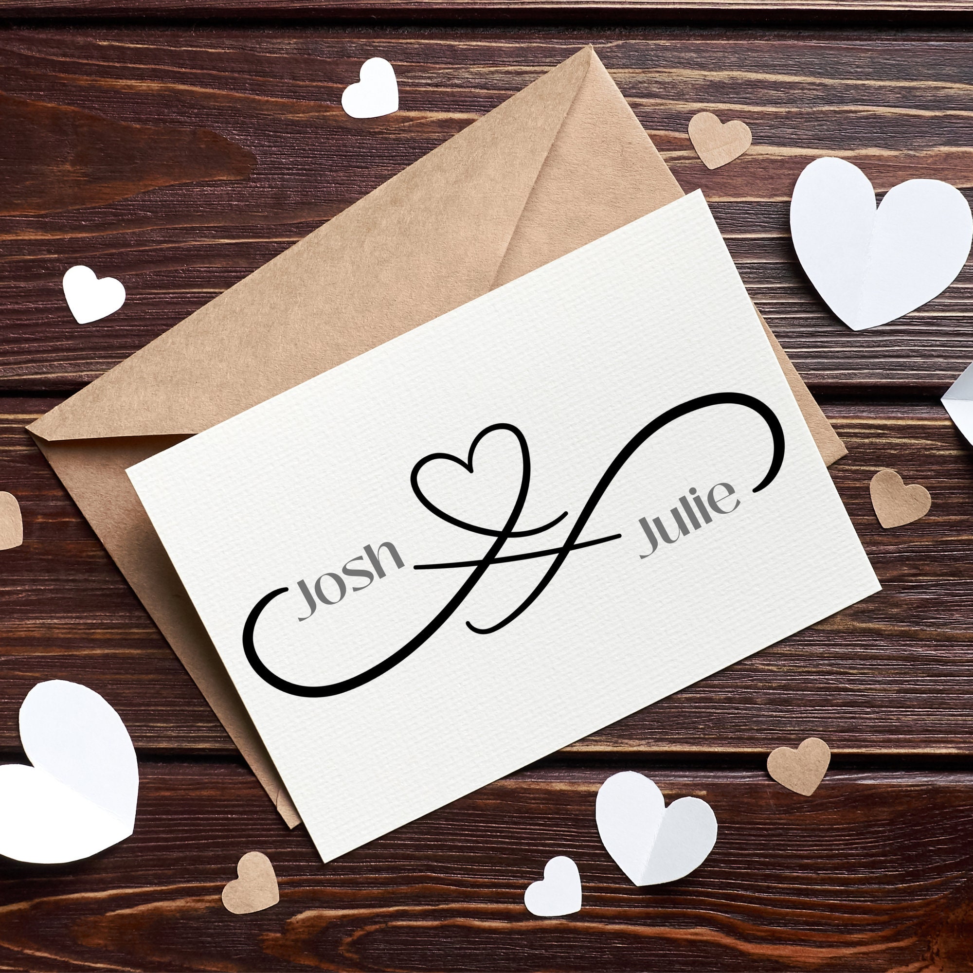 Infinity Heart Swirl With Cut Out Svg Png/ Add Your Own Text Infinity ...