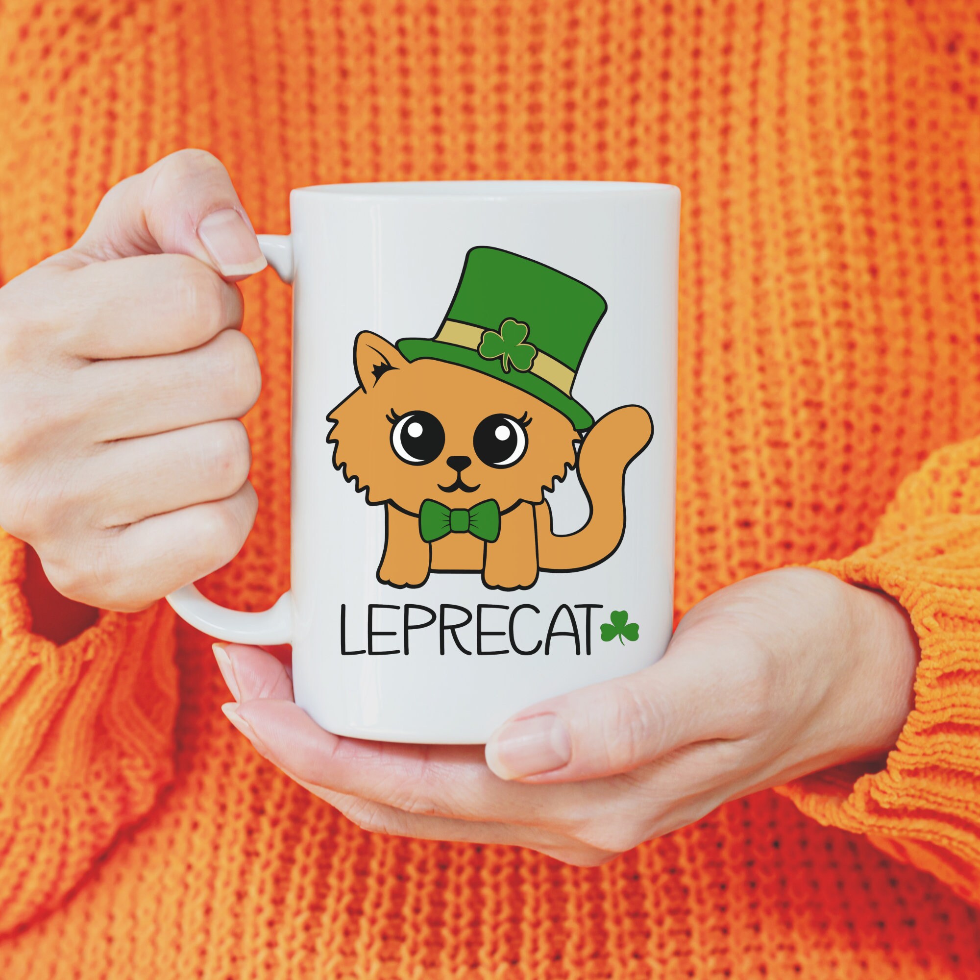 Leprecat Svg Png/ Leprechaun Kitty Svg/ St Patricks Day Cat Cut File ...