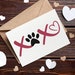 XOXO Paw Print Svg Png/ Paw Print Svg Png/ Love My Dog Love - Etsy