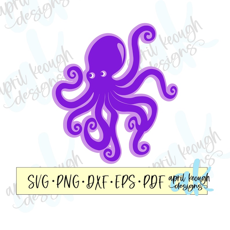 Octopus Svg Png/ Layered Octopus Svg/ Kracken Png Svg/ Cute - Etsy