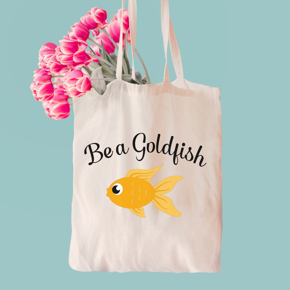 Be a Goldfish Svg Png/ Be a Goldfish Clip Art/ Be a Goldfish Quote Svg ...