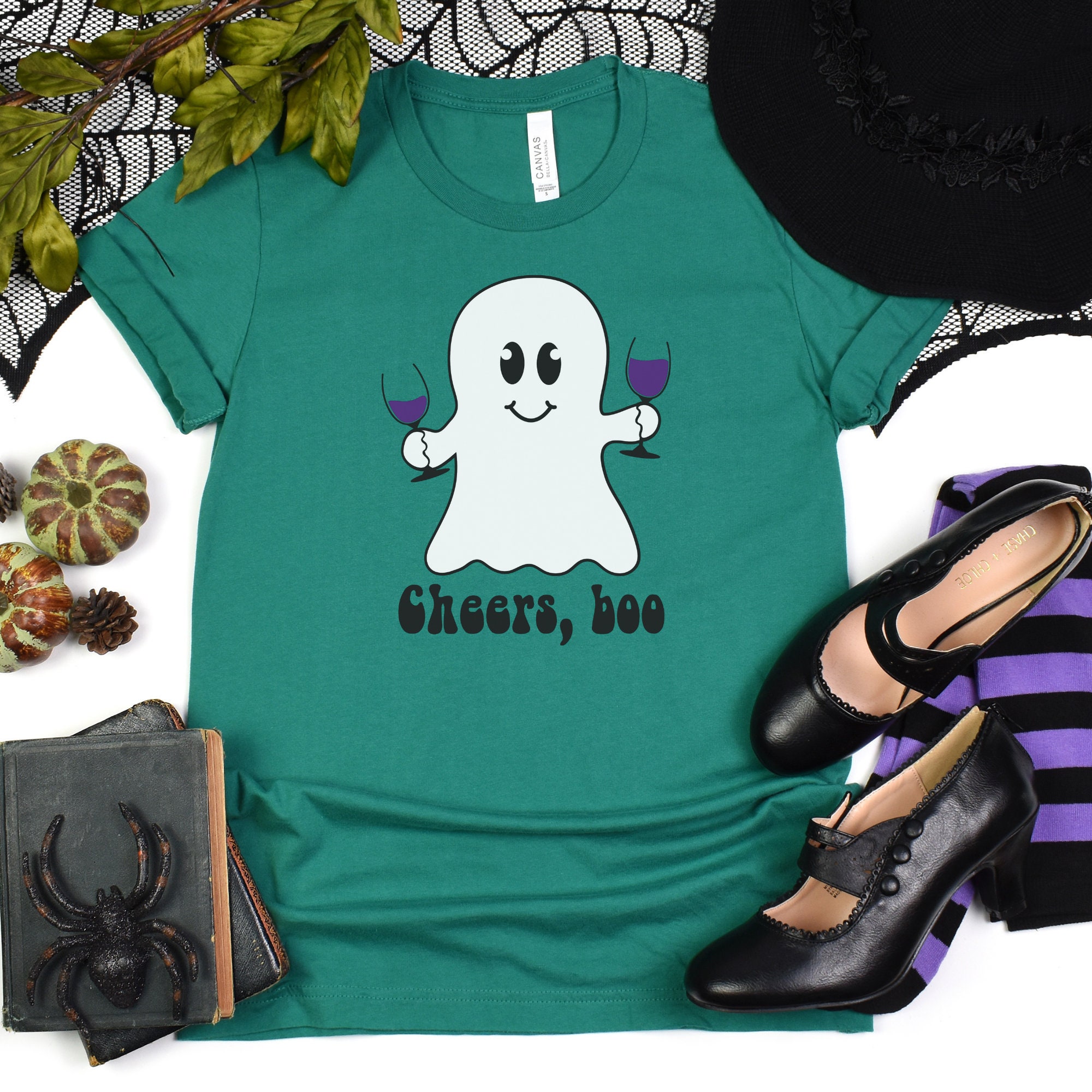 Cheers Boo Svg Png/ Drinking Ghost Svg Png/ Whimsical Ghost - Etsy