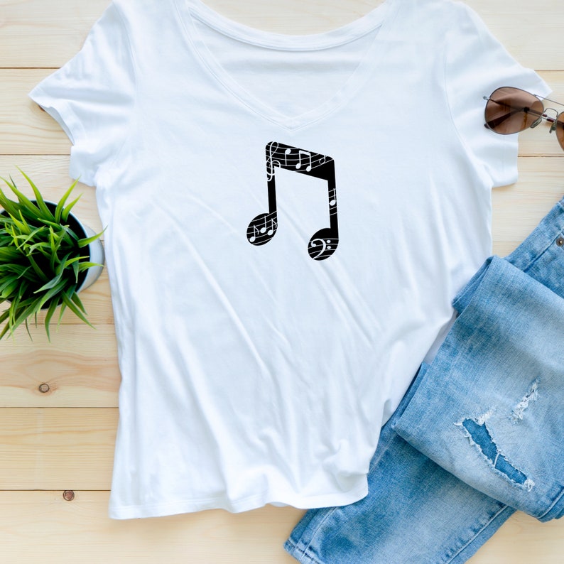 Music Notes Svg/ Mandala Music Notes Svg/ Music Notes Clip Art/ Music ...